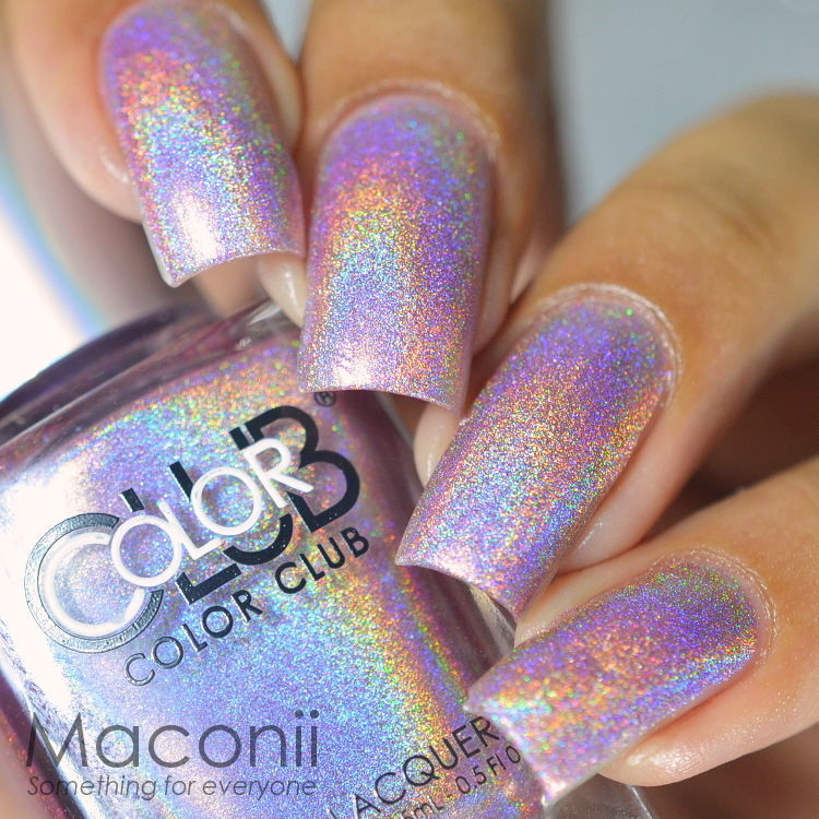 Color Club Halo Graphic Halo Hues Pink Holographic Holo Nail Polish