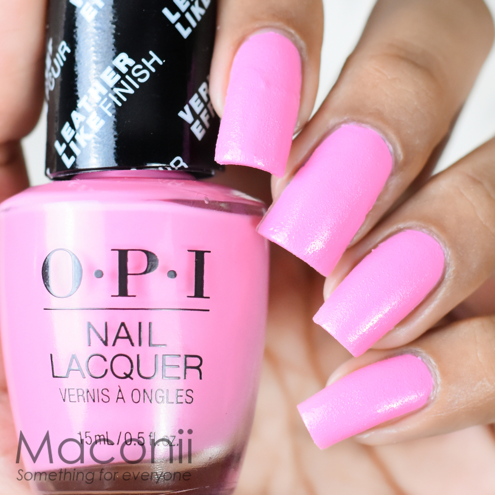 OPI - Grease Collection - Bright Summer Creme Shimmer Leather Effect ...